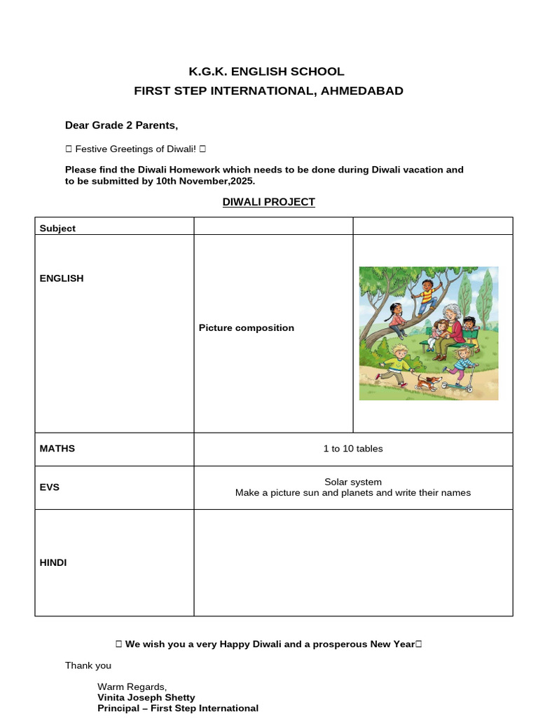 Grade 2 Project Work | PDF