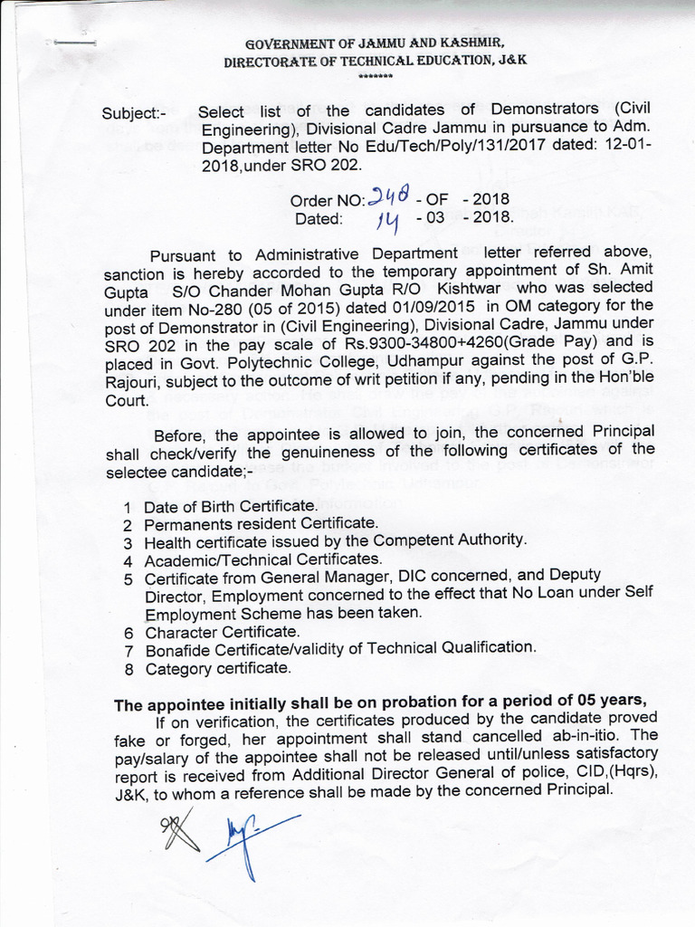 Selection List | PDF