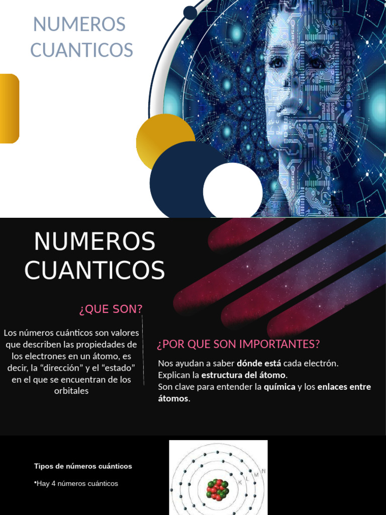 Numeros Cuanticos | PDF | Orbital atómico | Electrón