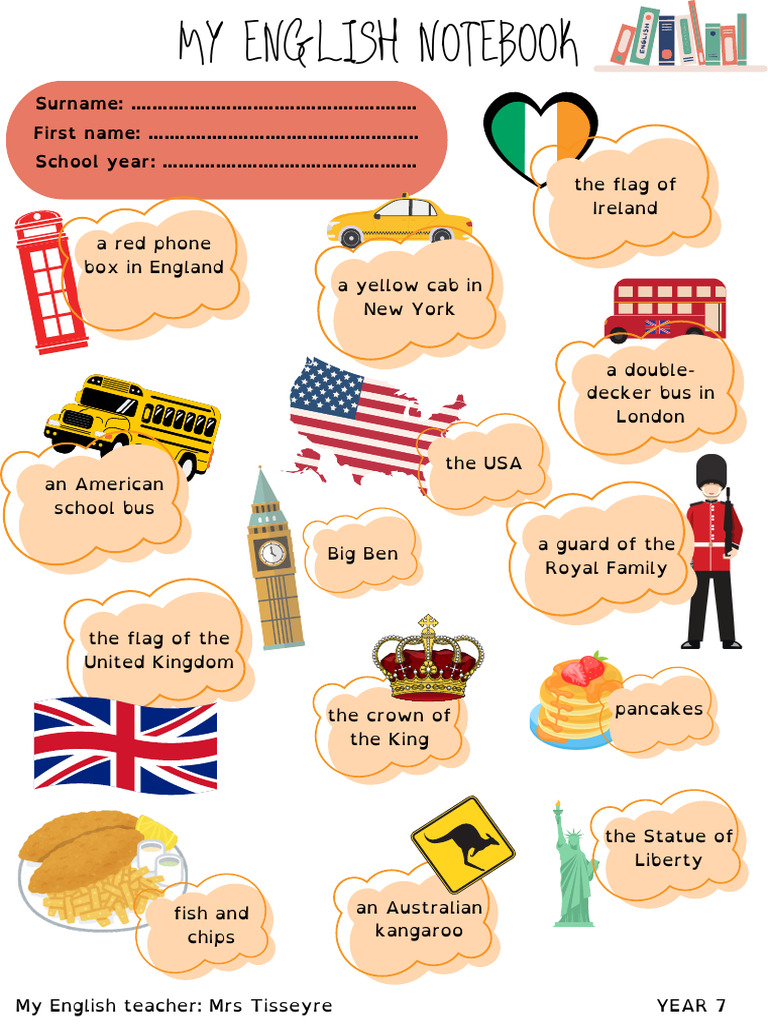 Year 7 English Vocabulary Notebook | PDF
