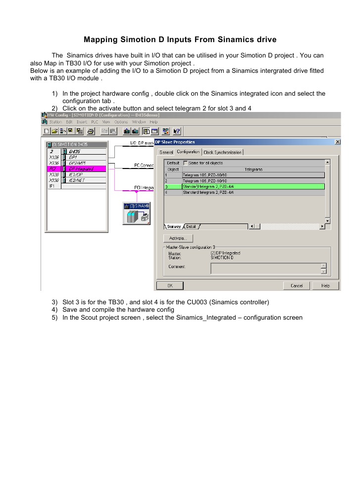 Mapping I/O for Simotion D Projects | PDF | Input/Output | Computer ...