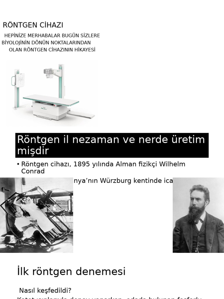 Röntgen Cihazının Sunumu | PDF