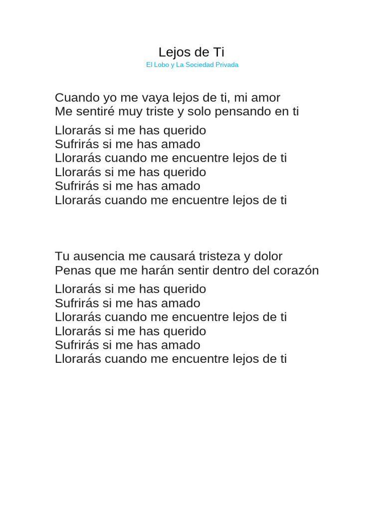Canciones Modificar | PDF | Amor