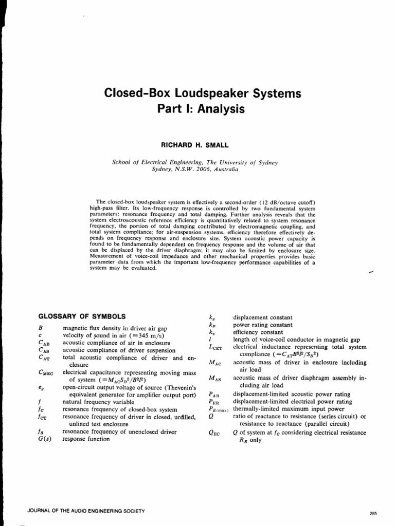 Smalls Closed Box Article 2 | PDF