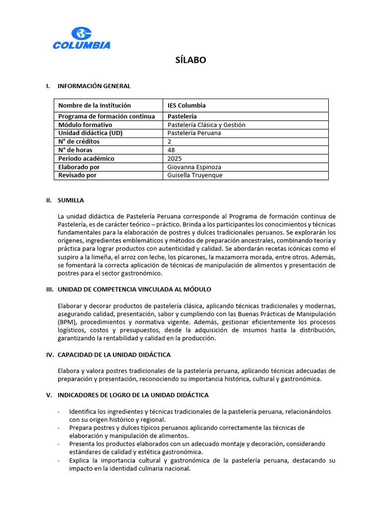Pastelería Peruana: Técnicas y Recetas | PDF | Postres | Confitería