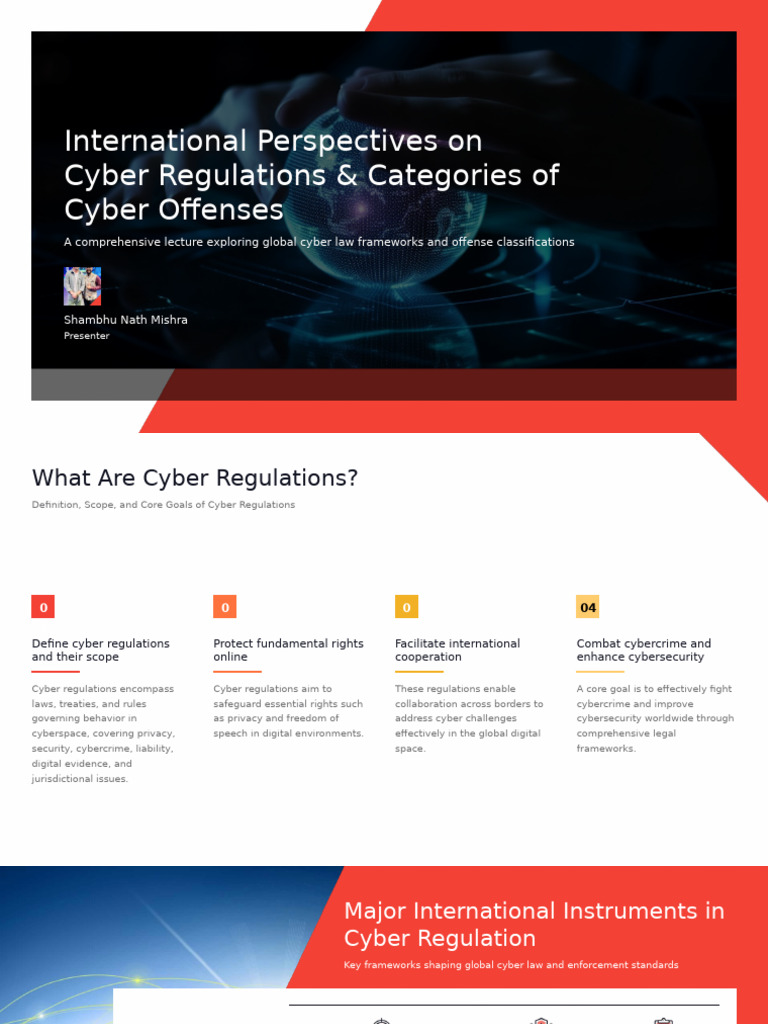 Global Cyber Regulations Overview | PDF | Cybercrime | Security