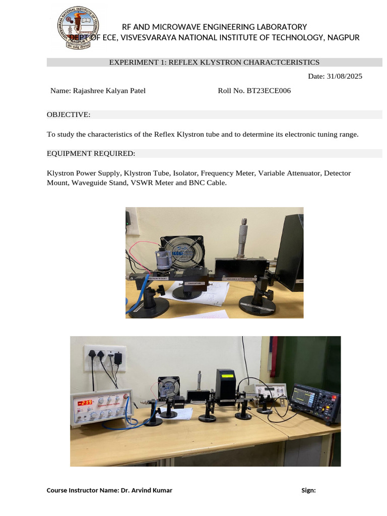 BT23ece006 Updatedrf | PDF | Diode | Microwave