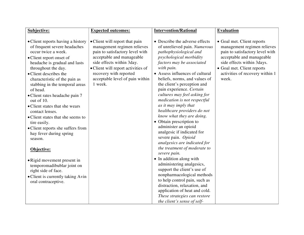 Physical Health Assignment | PDF