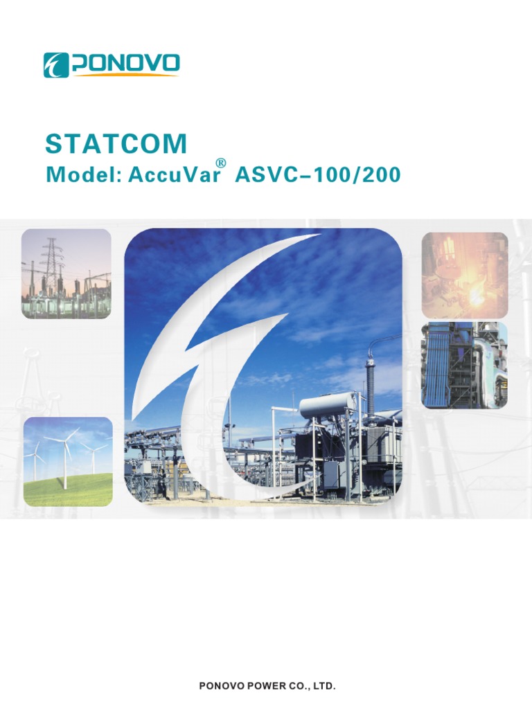 Statcom Brochure | PDF | Capacitor | Ac Power