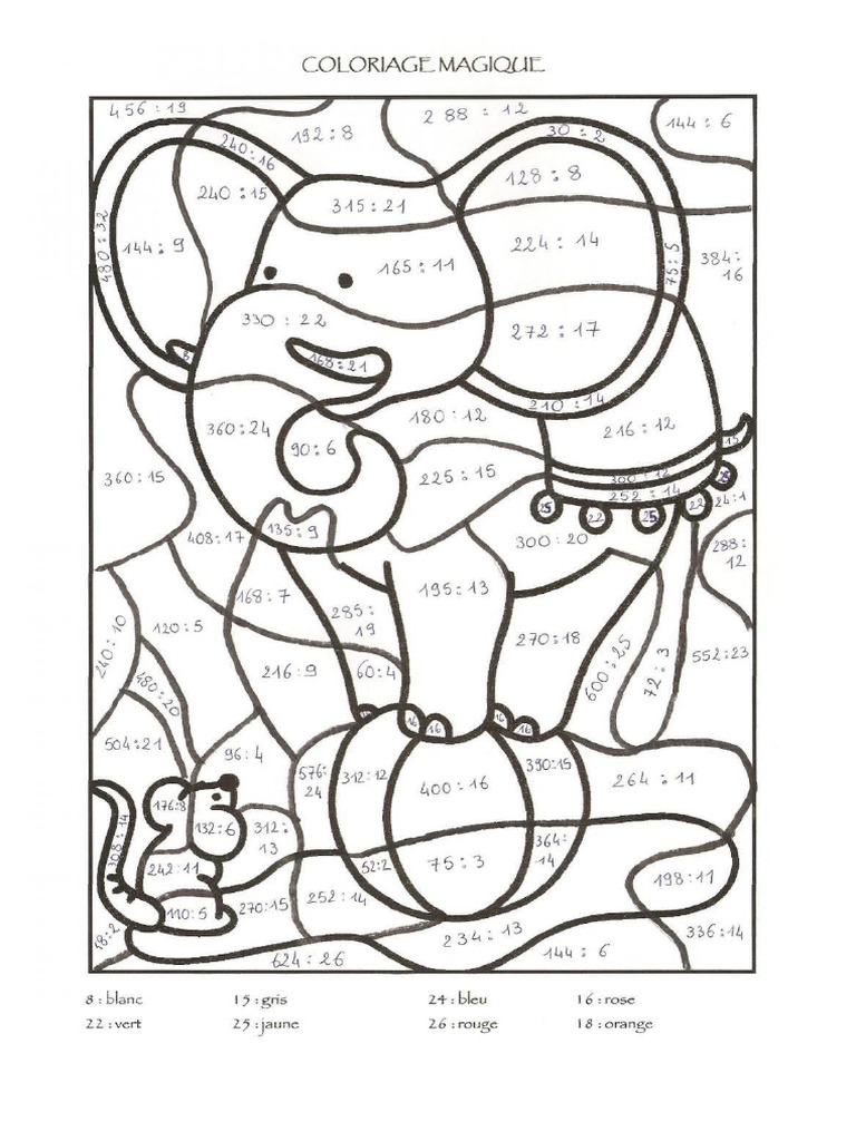 Coloriage Divisions | PDF