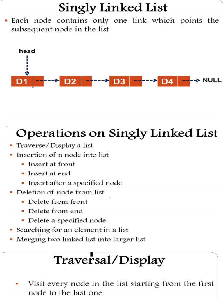 Single Linked List (Autosaved) | PDF