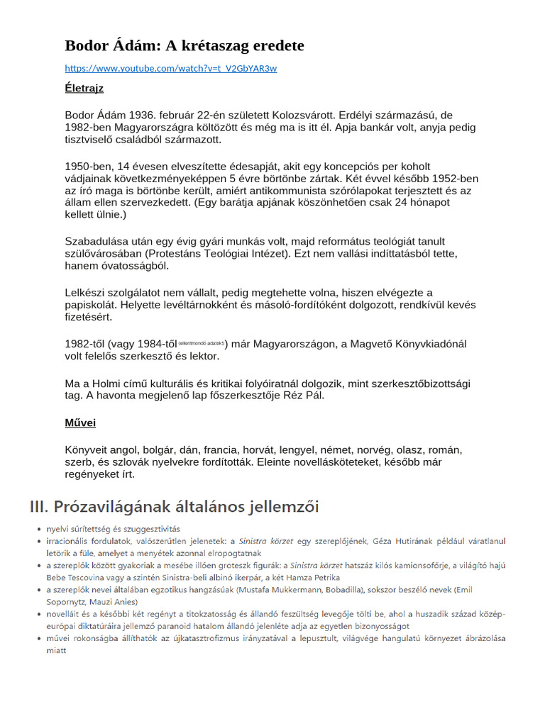Bodor Ádám | PDF