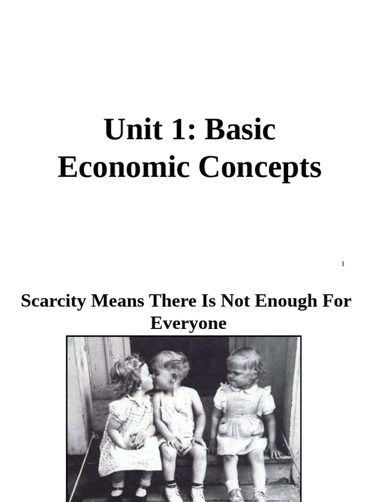 Understanding Economic Systems: Scarcity & Allocation | PDF | Economic ...