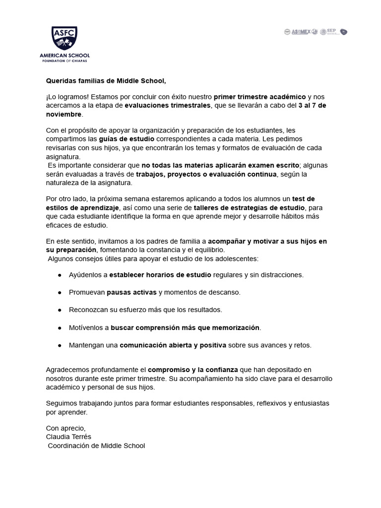 7th Grade Study Guide | PDF | Cognición
