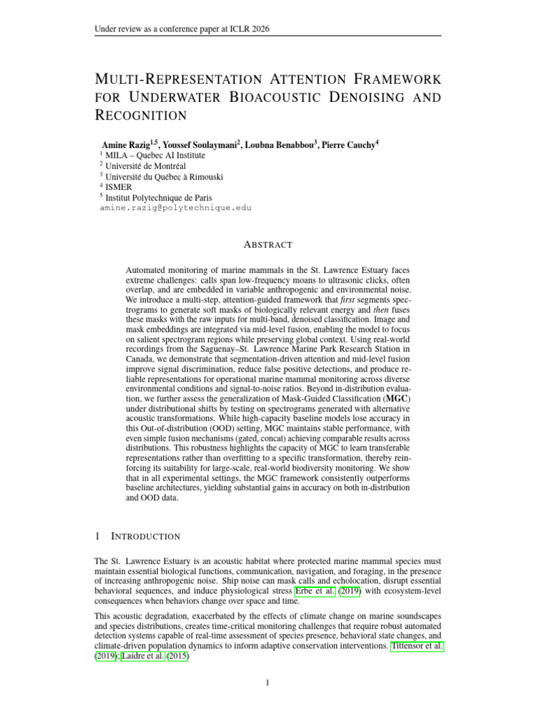 Multi-Representation Attention Framework | PDF | Image Segmentation ...