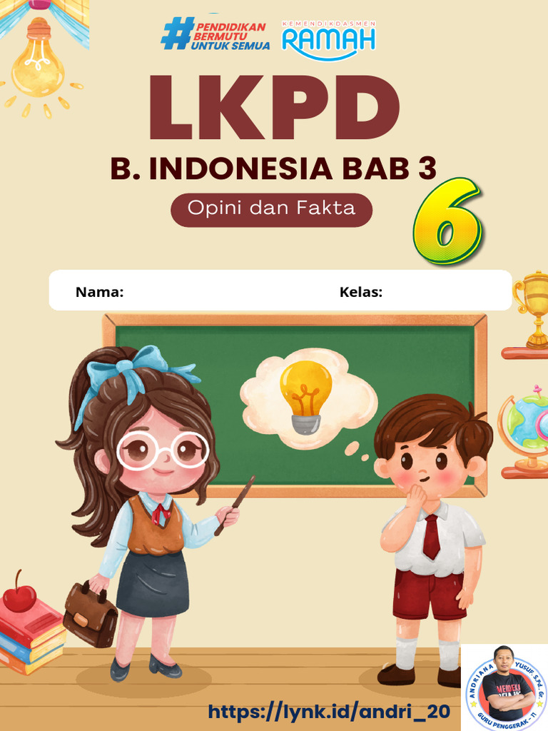LKPD B Indonesia - Fakta Dan Opini | PDF