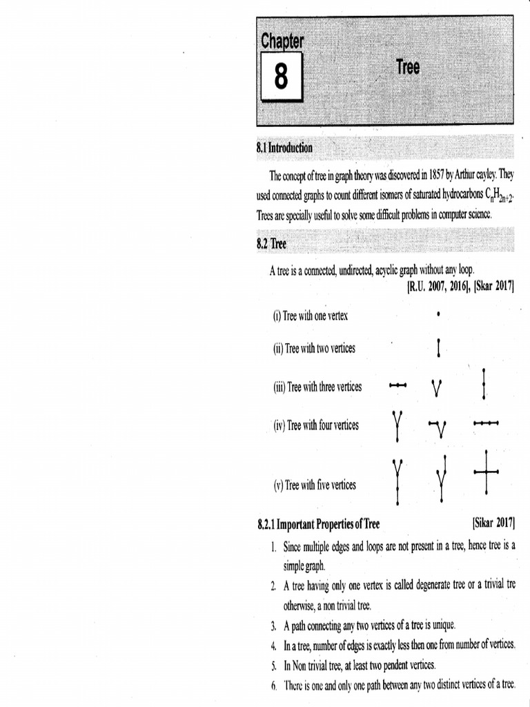 Tree Maths English For BSC | PDF | Vertex (Graph Theory) | Combinatorics