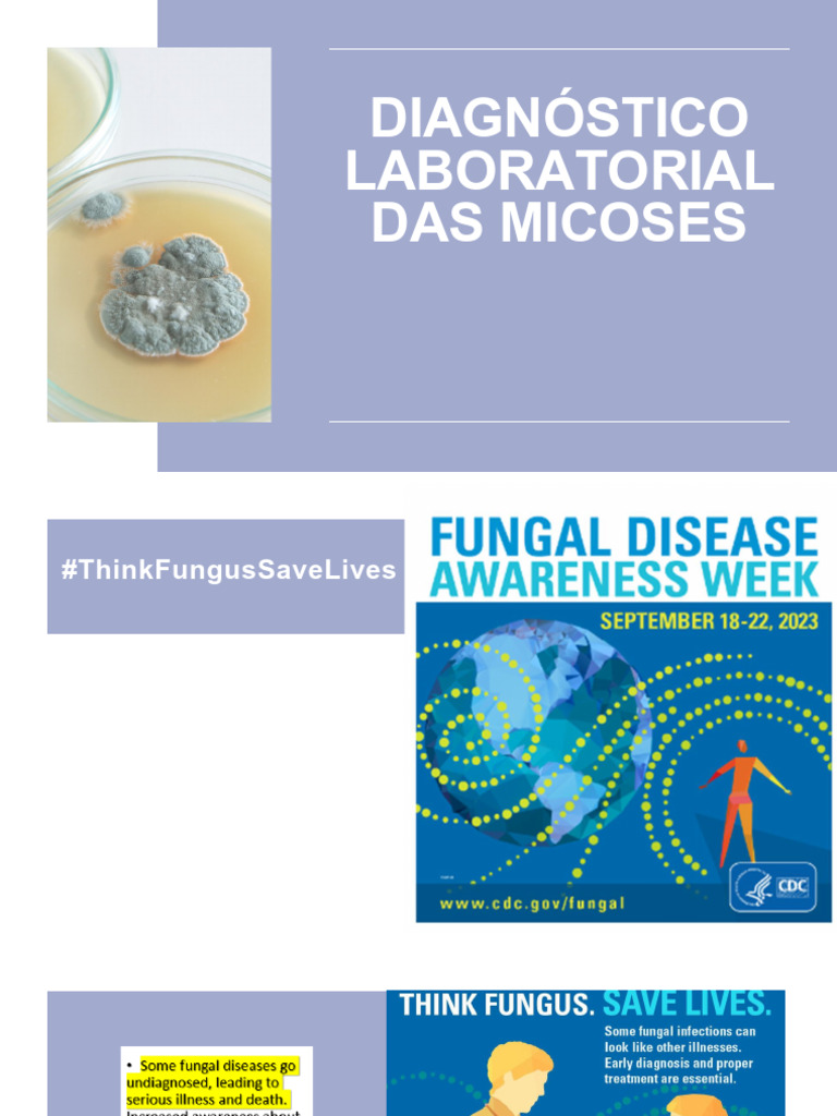 Diagnóstico Laboratorial de Micoses | PDF | Fungo | Especialidades médicas