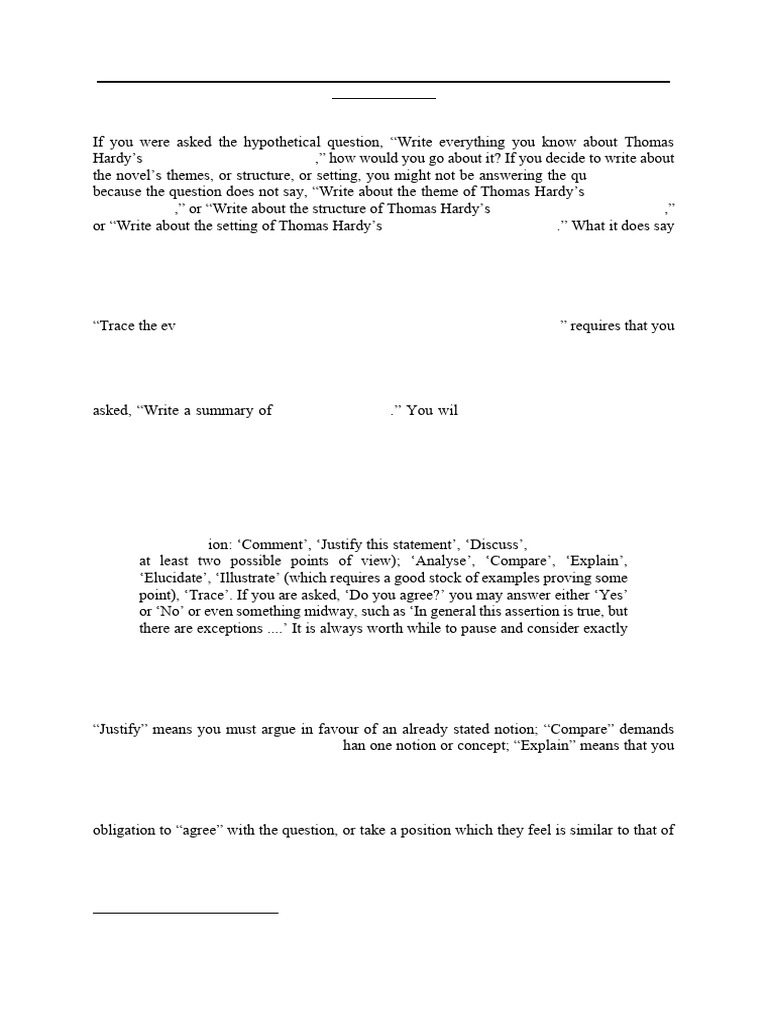 Literary Analysis: Answering Questions | PDF | Essays | Quotation Mark
