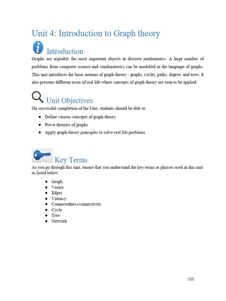 UNIT 4 - Introducing To Graph Theory - MAT212 | PDF | Vertex (Graph ...