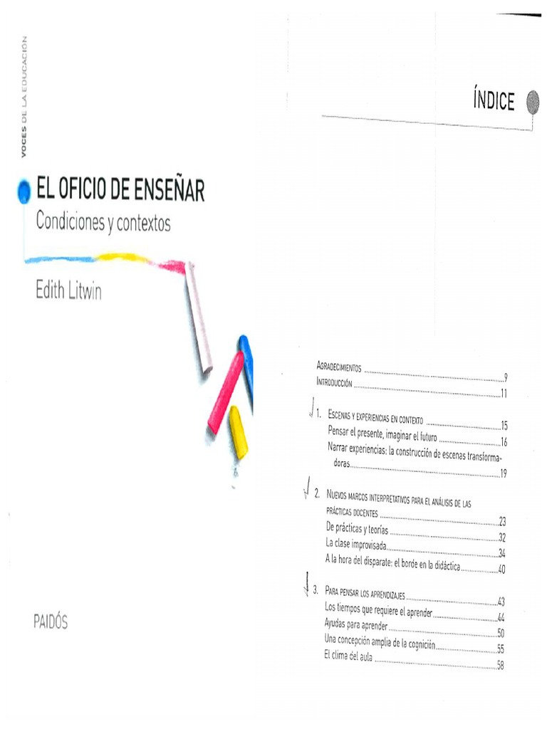 Litwin Edith El Oficio de Ensenar PDF | PDF