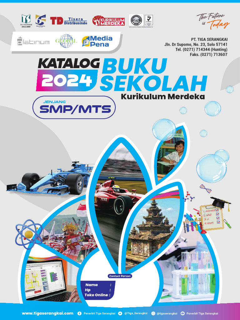 20231015-Katalog Buku Sekolah Jenjang SMP Tiga Serangkai 2024 | PDF