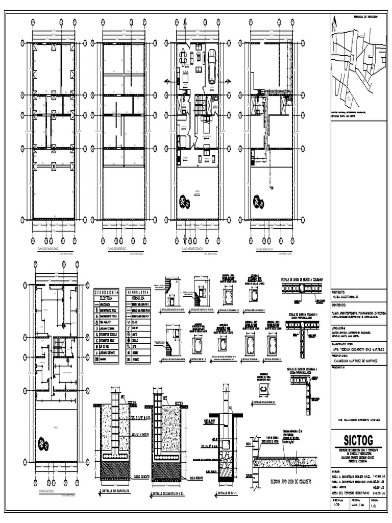 Planos Constructivos - Evagenlina | PDF