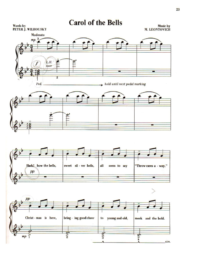 Carol of The Bells | PDF