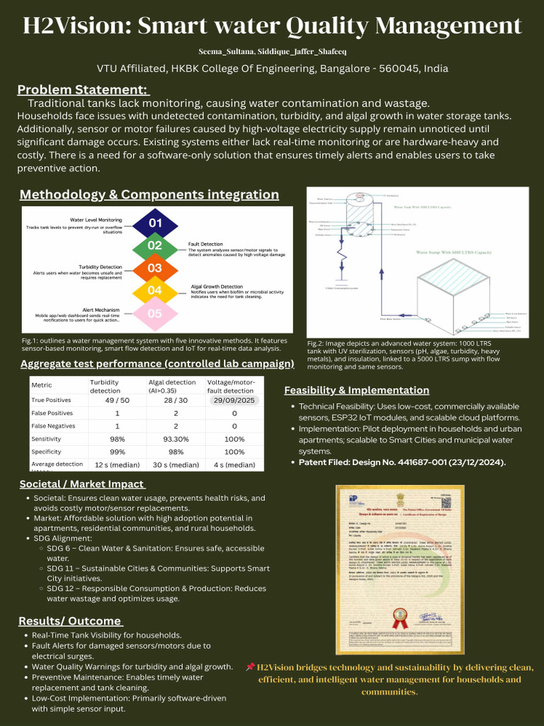 H2Vision Smart Water Quality Management | PDF