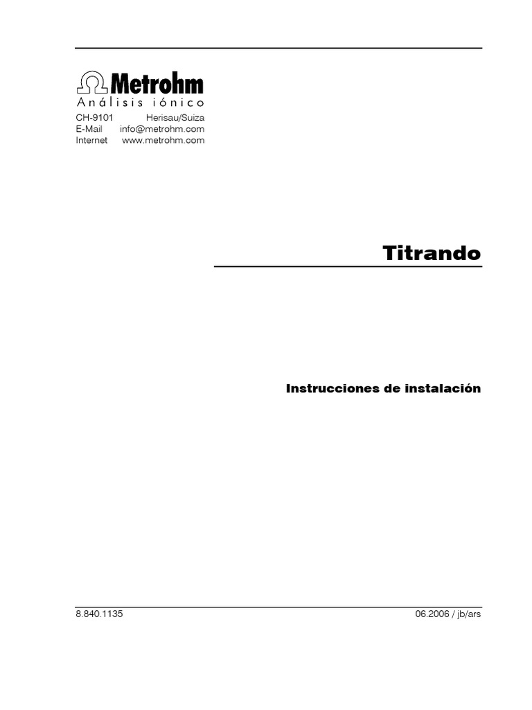 Instrucciones de Instalacion 841 Titrando | PDF | USB | Enchufes y ...