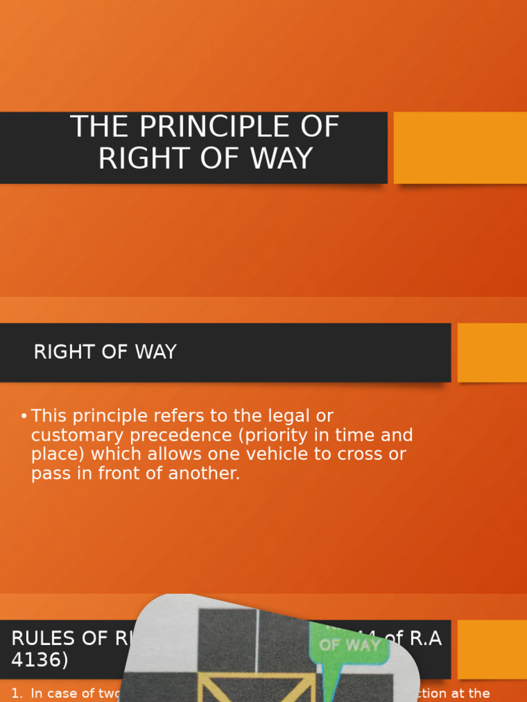 Right of Way Rules at Intersections | PDF | Traffic | Traffic Light