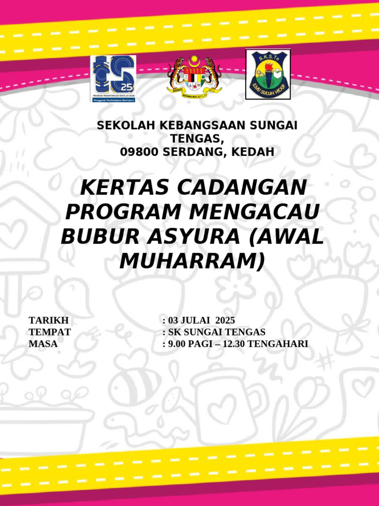 Kertas Kerja Program Mengacau Bubur Asyura (Awal Muharram) | PDF