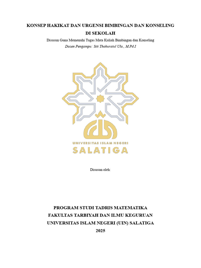 Kel 3 Bimbingan Dan Konseling | PDF