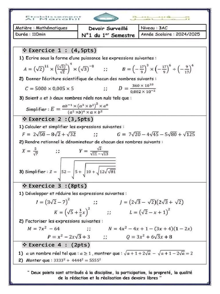 Exercices Corrigés | PDF
