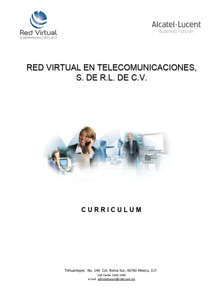Curriculum Red Virtual | PDF | Telecomunicaciones | Centro de llamadas