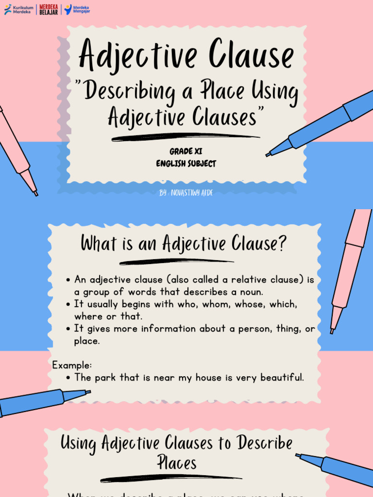 Adjective Clause - 20251016 - 080253 - 0000 | PDF