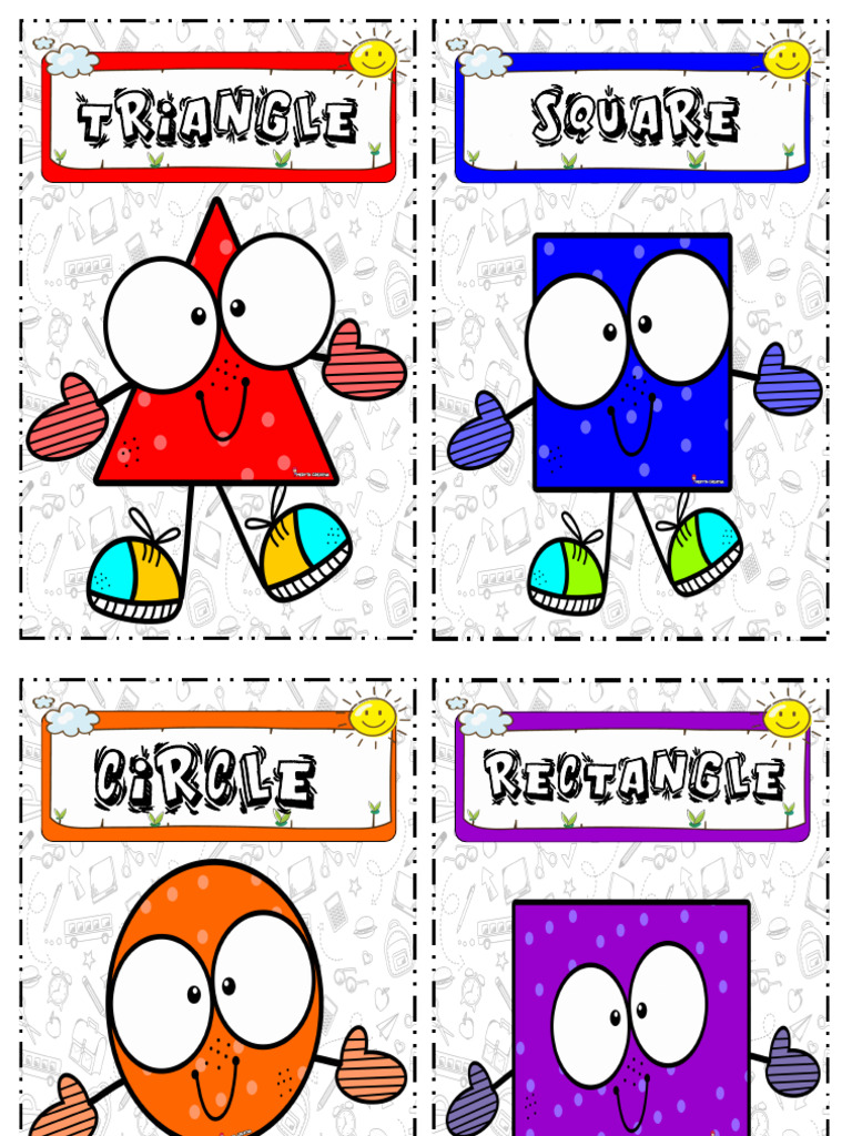 Figuras Geometricas Ingles | PDF