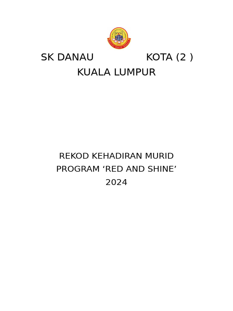 Rekod Kehadiran Murid R&s | PDF | Linguistic Morphology | Southeast Asia