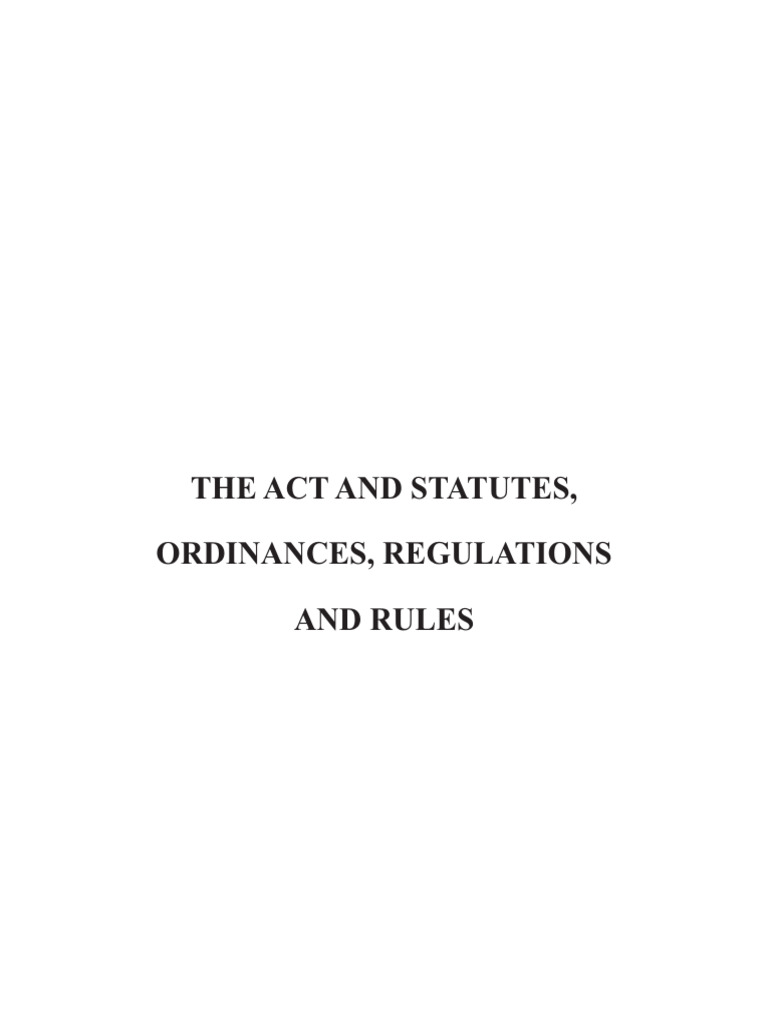 NU Act and Ordinance | PDF | University | Repeal