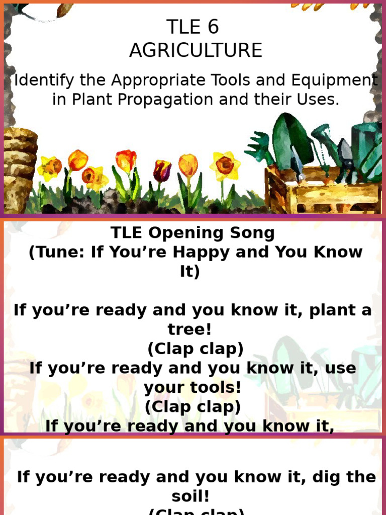 Tools for Plant Propagation | PDF