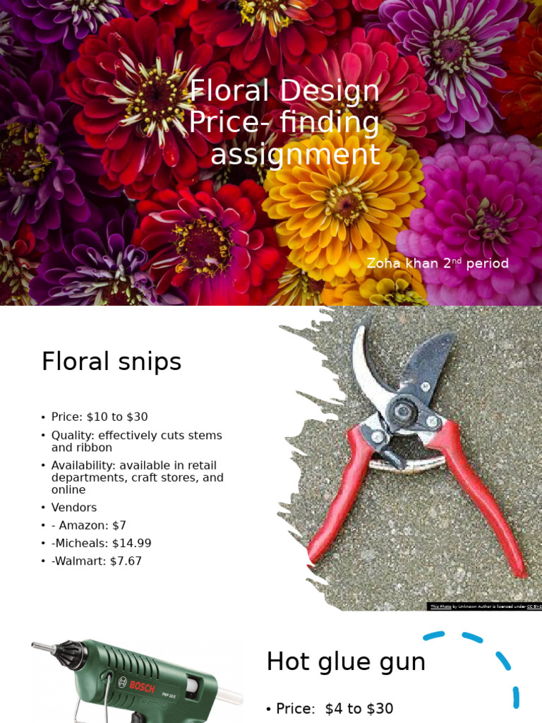 Floral+Design+Price +Finding+Assignment | PDF