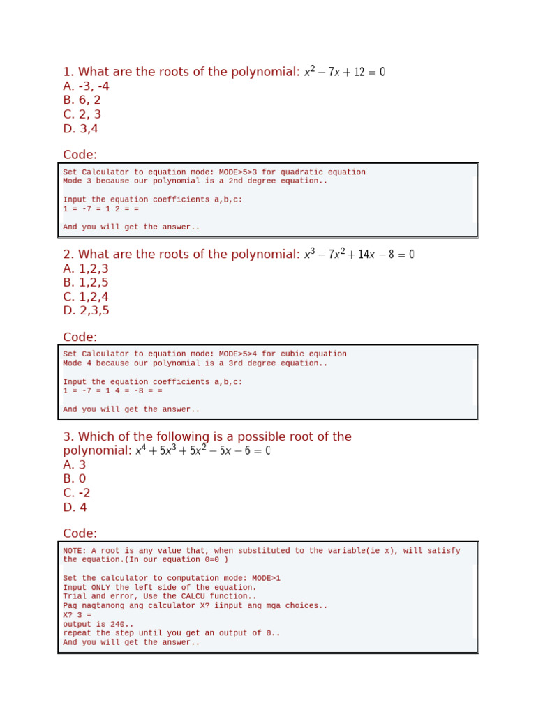 Calcu Techniques | PDF | Tangent | Polynomial