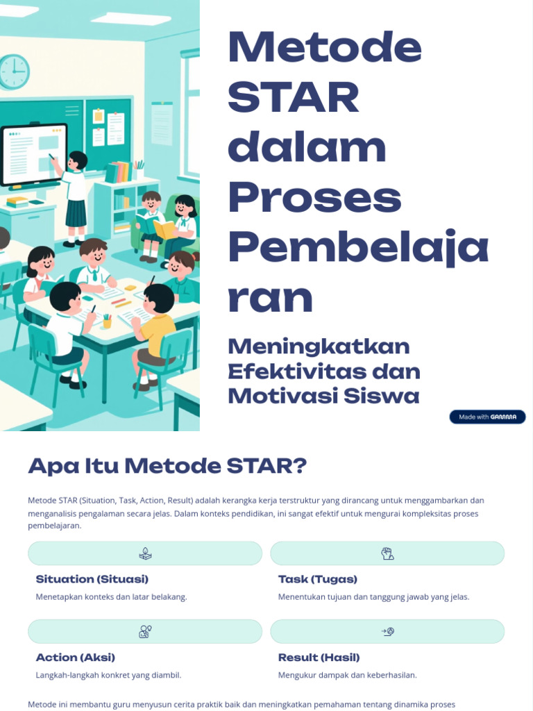 Metode STAR untuk Pembelajaran Efektif | PDF