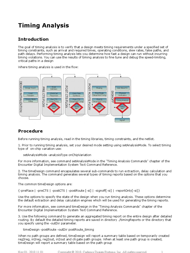 Timing Analysis | PDF | Areas Of Computer Science | Computer Engineering