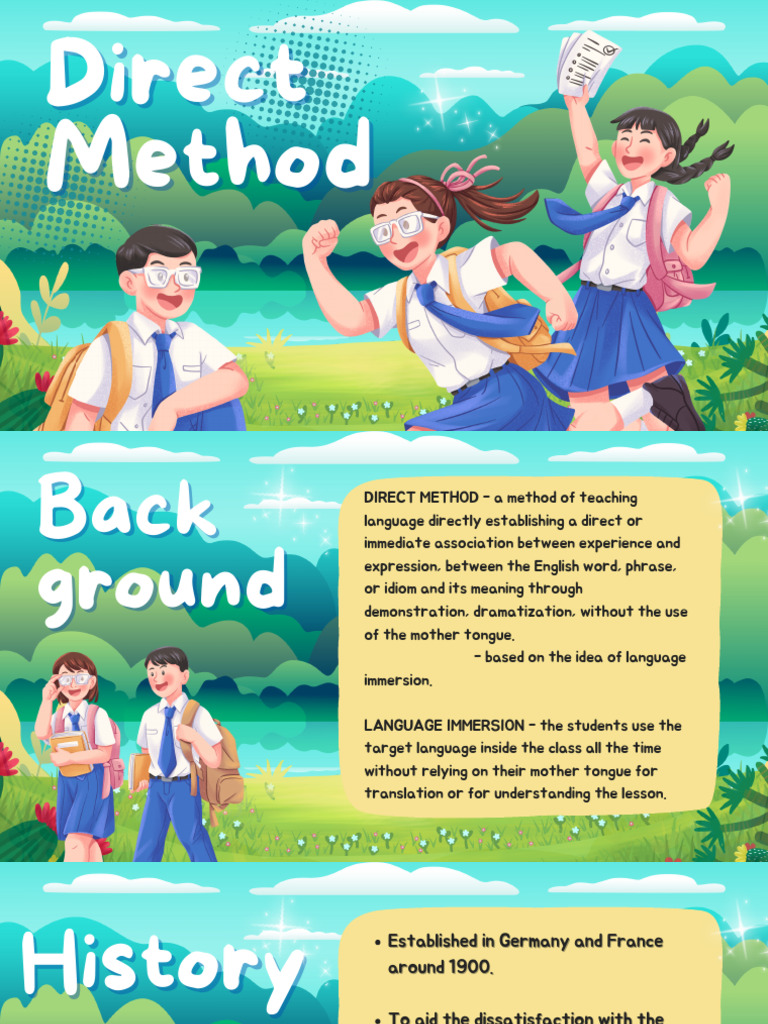 Direct Method Language Teaching Explained | PDF | Vocabulary | Translations