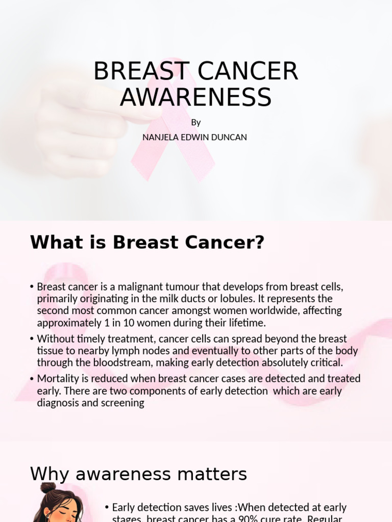 Breast Cancer Awareness and Detection Guide | PDF | Breast Cancer | Cancer