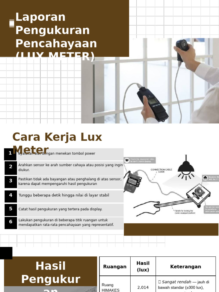 Laporan Praktikum Lux Meter-1 | PDF