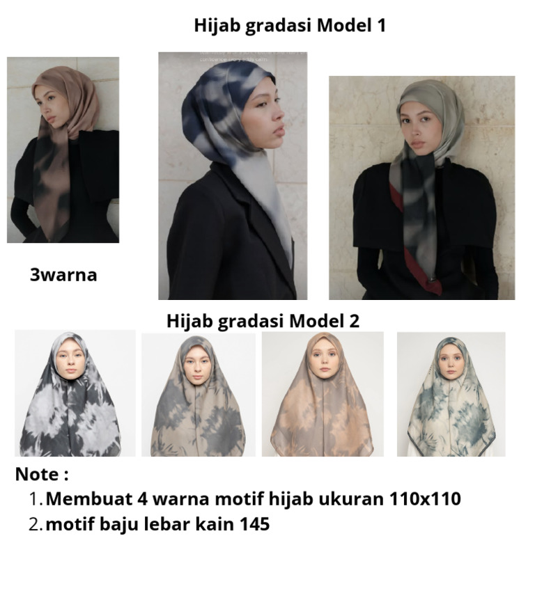 Hijab Dan Motif Gradasi | PDF