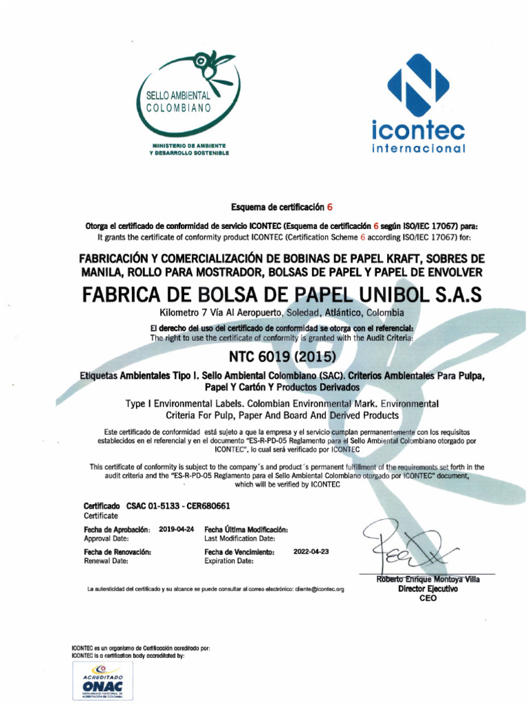 Sello Ambiental Colombiano | PDF