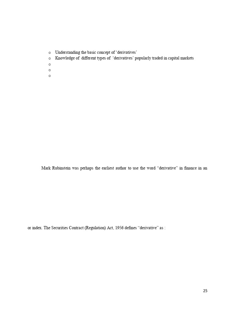 CMI Unit 2 | PDF | Derivative (Finance) | Futures Contract